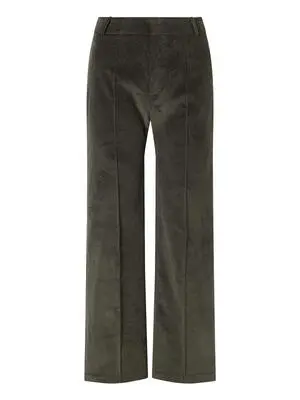DESTREE Yoshimoto Straight-leg Corduroy Pants - Green