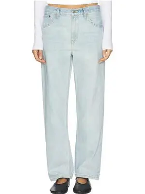 RE/DONE The Ollie Straight Leg Jean - Blue
