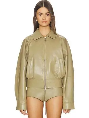 Retrofete Mariel Leather Jacket - Tan