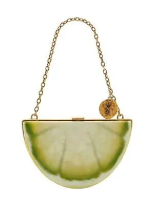 Saint Laurent Mini Minaudière - Yellow