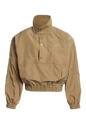 Saint Laurent Crinkled Windbreaker - Brown