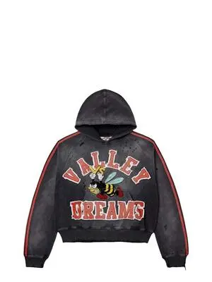 VALE FOREVER Anthem Pullover Hoodie - Black/red