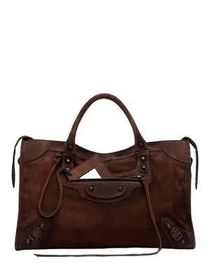Balenciaga Le City Medium Top-Handle Bag Brown