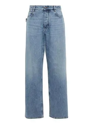 Bottega Veneta High-rise Straight Jeans - Blue