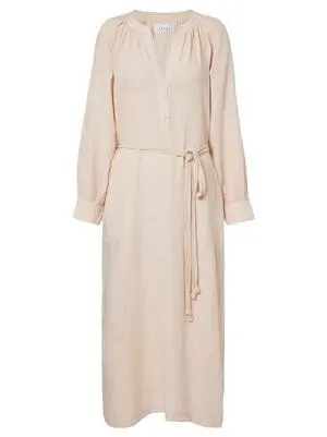 Velvet By Graham & Spencer Dakota Linen Maxi Dress - Beige