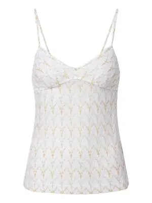 Missoni Lamé Tank Top - White