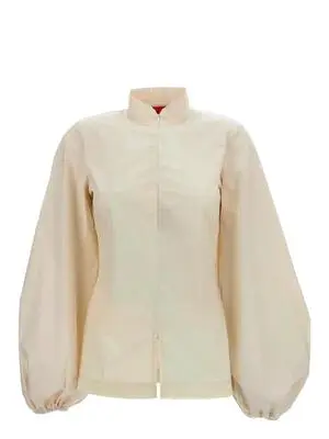 THELATEST Balloon Sleeve Shirt - Neutrals