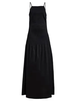 MARLIES GRACE Alaia Cotton Maxi Dress - Black