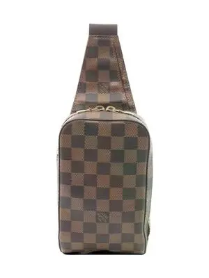 LOUIS VUITTON 2003 Geronimos Damier Belt Bag - Brown