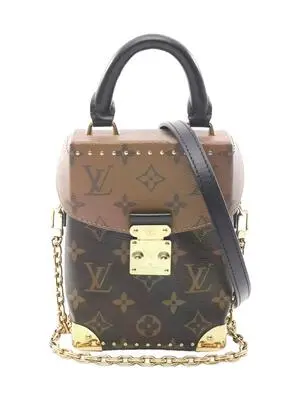 LOUIS VUITTON 2021 Camera Box Leather Handbag - Brown