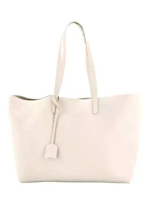 SAINT LAURENT Shopper Leather Large Tote Bag