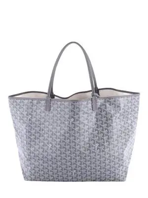 Goyard Saint Louis Tote Coated Canvas Gm Grey