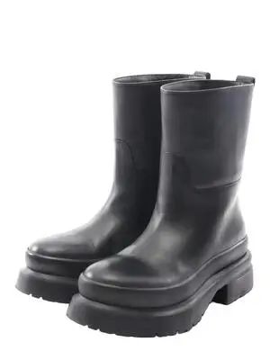 Valentino Garavani 2010s Leather Stud Boots - Black