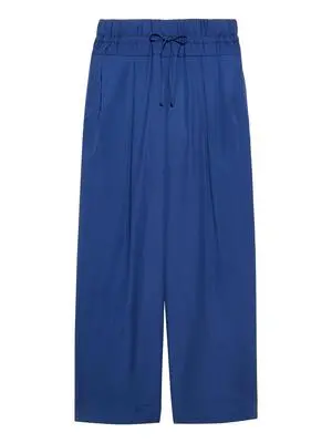 Max & Co. Cotton Drawstring Trousers - Blue