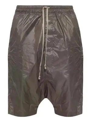 Rick Owens Drawstring Pods Shorts - Grey