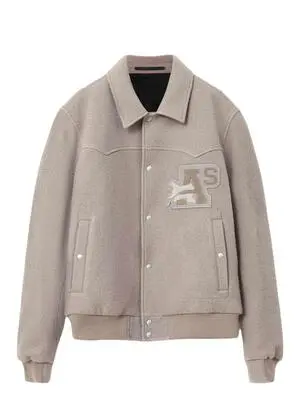 ALLSAINTS Wool Royce Bomber Jacket - Brown
