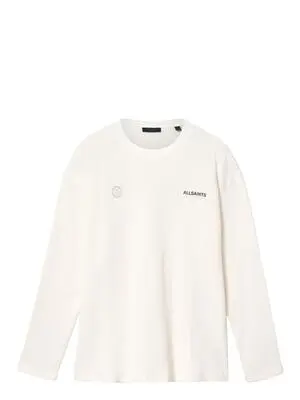 ALLSAINTS Organic Cotton Emblem T-shirt - White