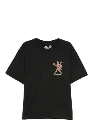 MELT Devil-print T-shirt - Grey