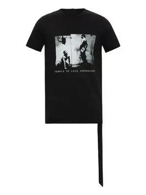 Rick Owens Print Crew-neck T-shirt - Black