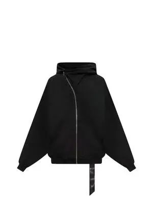 Rick Owens Zip-up Hoodie - Black