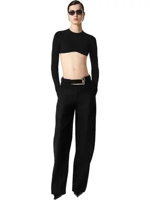 REVOLVE LOS ANGELES Jada Long Sleeve Top - Black
