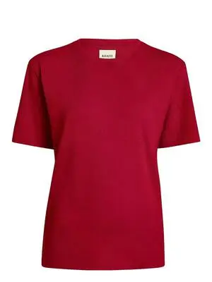 Khaite Mae T-shirt - Red