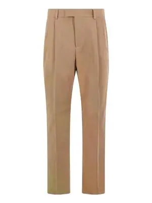 SALON C. LUNDMAN Double-pleat Trousers - Neutrals