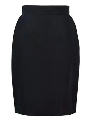 Versace Button-fastening Pencil Skirt - Black