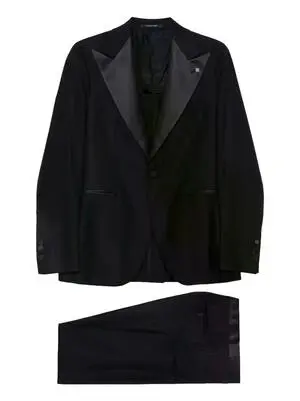 Tagliatore Button Single-breasted Suit - Black