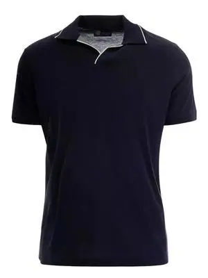 Paul & Shark Fine-knit Polo Shirt - Blue