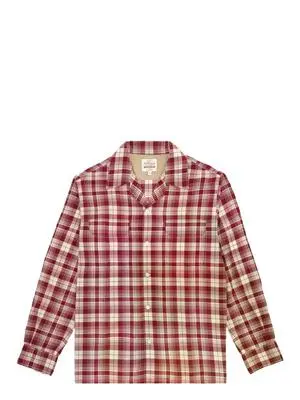 FORTELA Baker Checked Shirt - Red