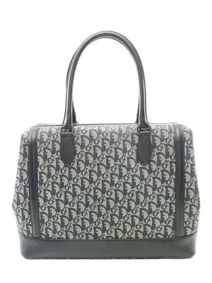 Dior 2010-2016 Diorissimo Trotter Canvas Doctors Bag Handbag - Blue