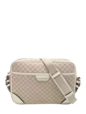 Celine 20th Century Macadam Canvas Camera Crossbody Bag - Brown