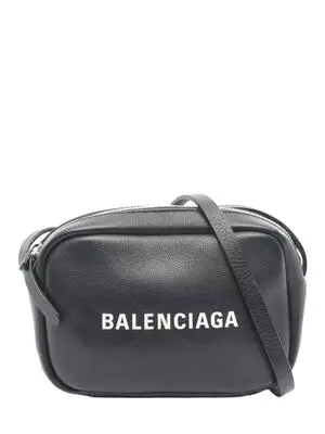 Balenciaga Xs Leather Everyday Camera Bag - Black