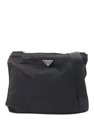 Prada 2000-2013 Tessuto Crossbody Bag - Black