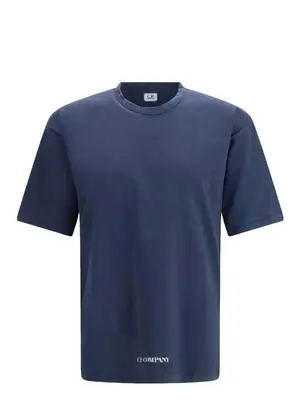 C.P. COMPANY 1020 Jersey Short-sleeve Stencil T-shirt - Blue