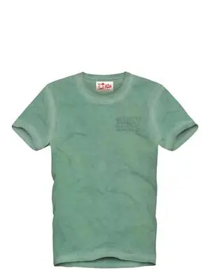 MC2 SAINT BARTH Portofino Logo-embossed T-shirt - Green