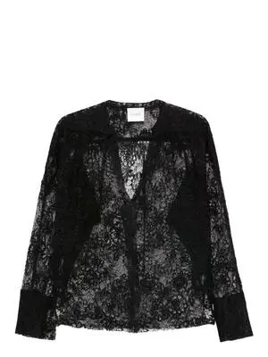 NUDE Lace Blouse - Black