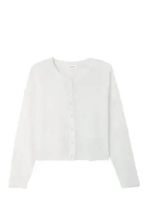 American Vintage Bodyrow Long-Sleeved Cardigan Neutrals