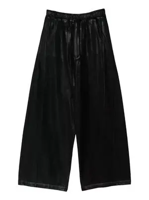 JULIUS DK Wide Leg Trousers Black