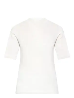 Fabiana Filippi Fine-knit T-shirt - White