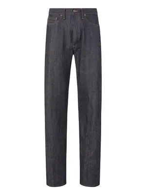 3sixteen Relaxed Straight-leg Selvedge Jeans - Blue