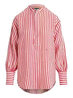 Polo Ralph Lauren Striped Long-sleeve Shirt - Red