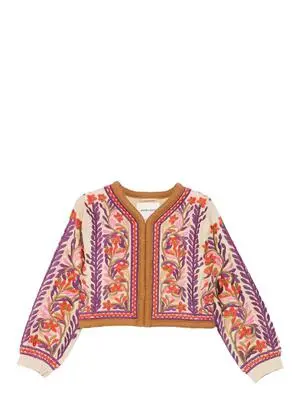 Antik Batik Suna Embroidered Jacket - Neutrals