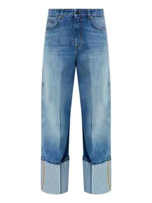 Givenchy Rolled-up Cuffs Jeans - Blue