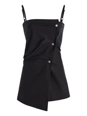 THE LATEST Dalla Cotton Poplin Top - Black