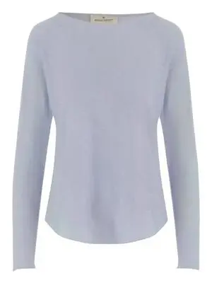 Bruno Manetti Boat-neck Top - Blue