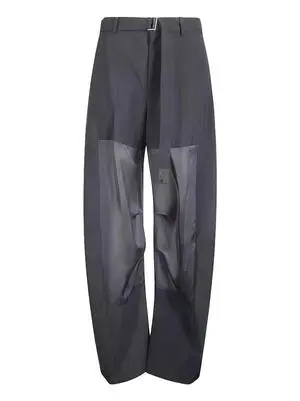 Sacai Wool Trousers - Black