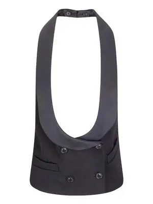 MAISON MARGIELA Double-breasted Waistcoat - Black