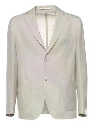 Eleventy Patch-pocket Blazer - Neutrals